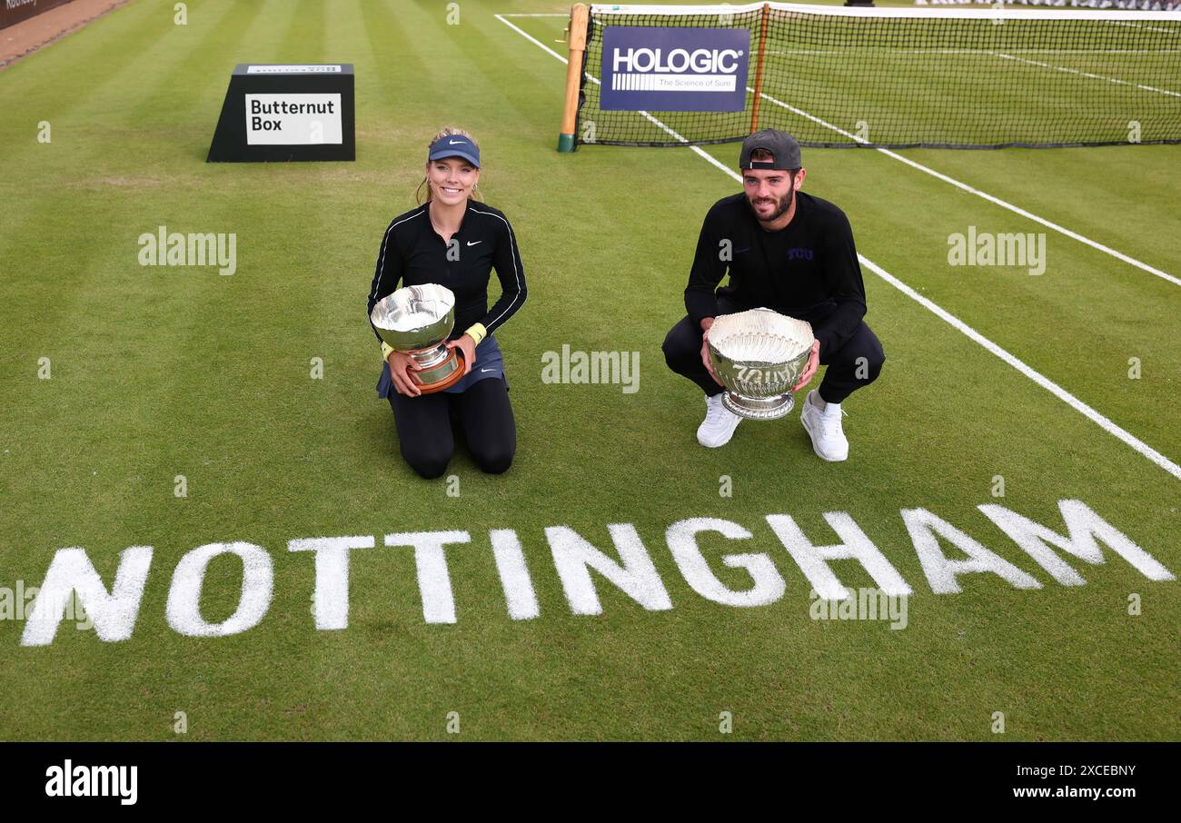 16th June 2024; Lexus Nottingham Tennis Centre, Nottingham, England ...