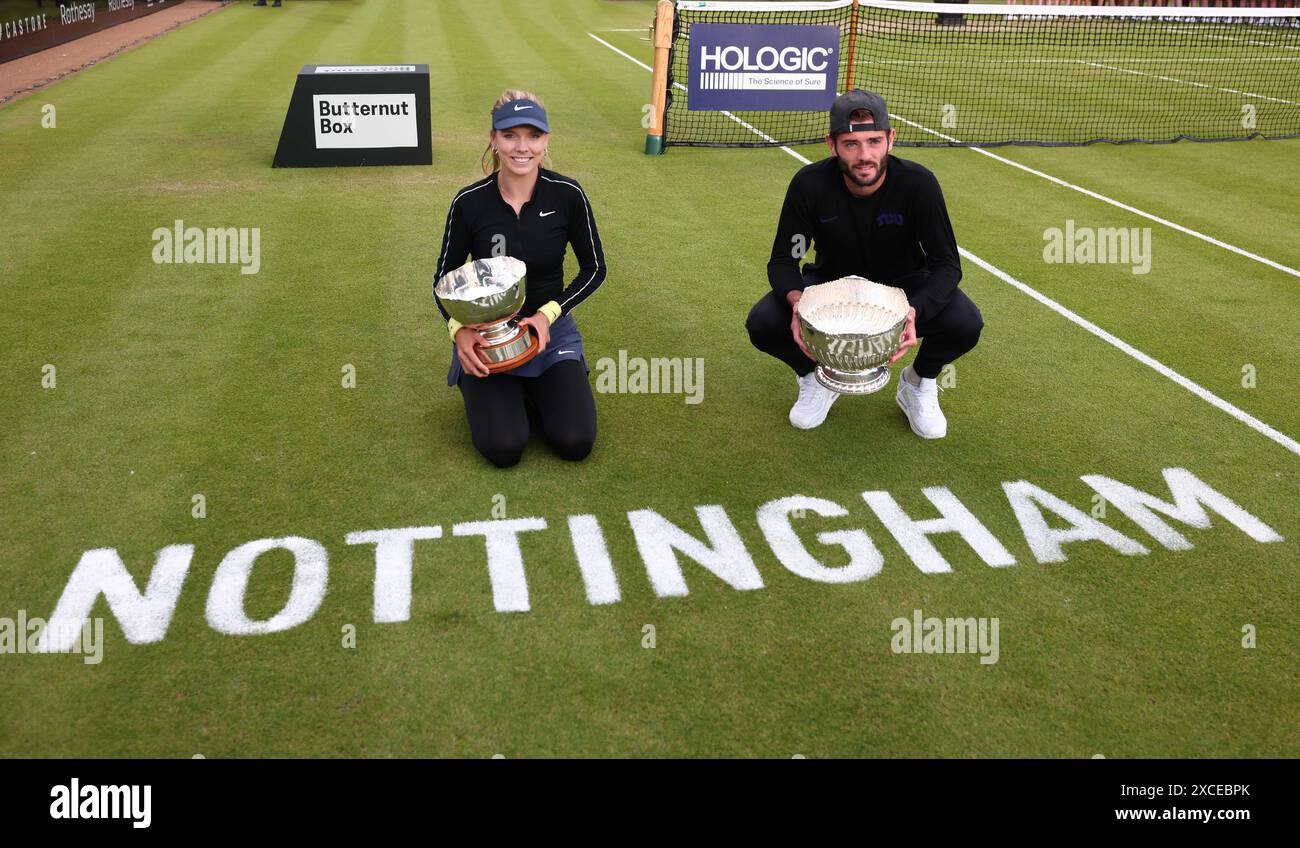 16th June 2024; Lexus Nottingham Tennis Centre, Nottingham, England ...