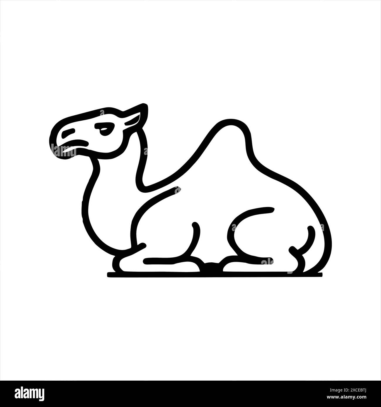 Simple camel Vector with Minimalist and modern design Stock Vector ...