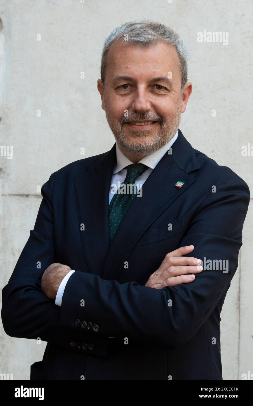 Rome, Italy. In the Photo Raffaele Nevi (Forza Italia). EDITORIAL USAGE ...