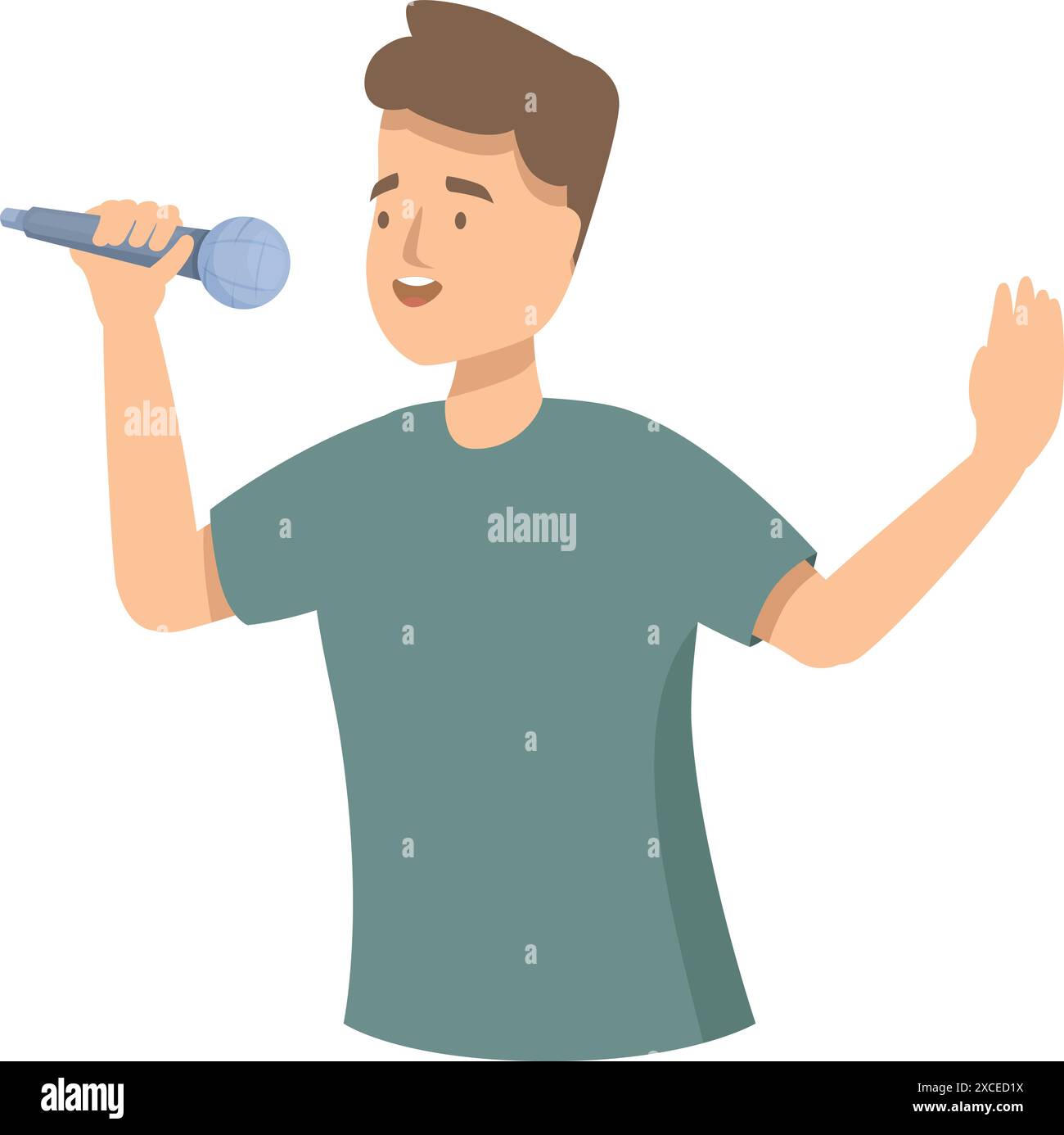 Captivating stage presence Stock Vector Images - Alamy