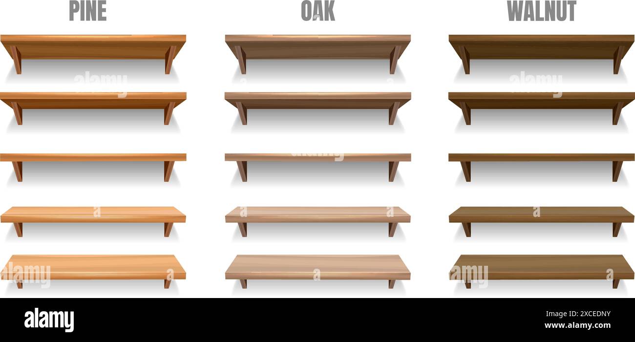 Wooden rack storage stand Stock Vector Images - Alamy