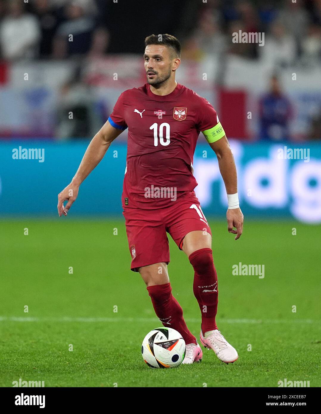 Serbia's Dusan Tadic during the UEFA Euro 2024 Group C match at the ...
