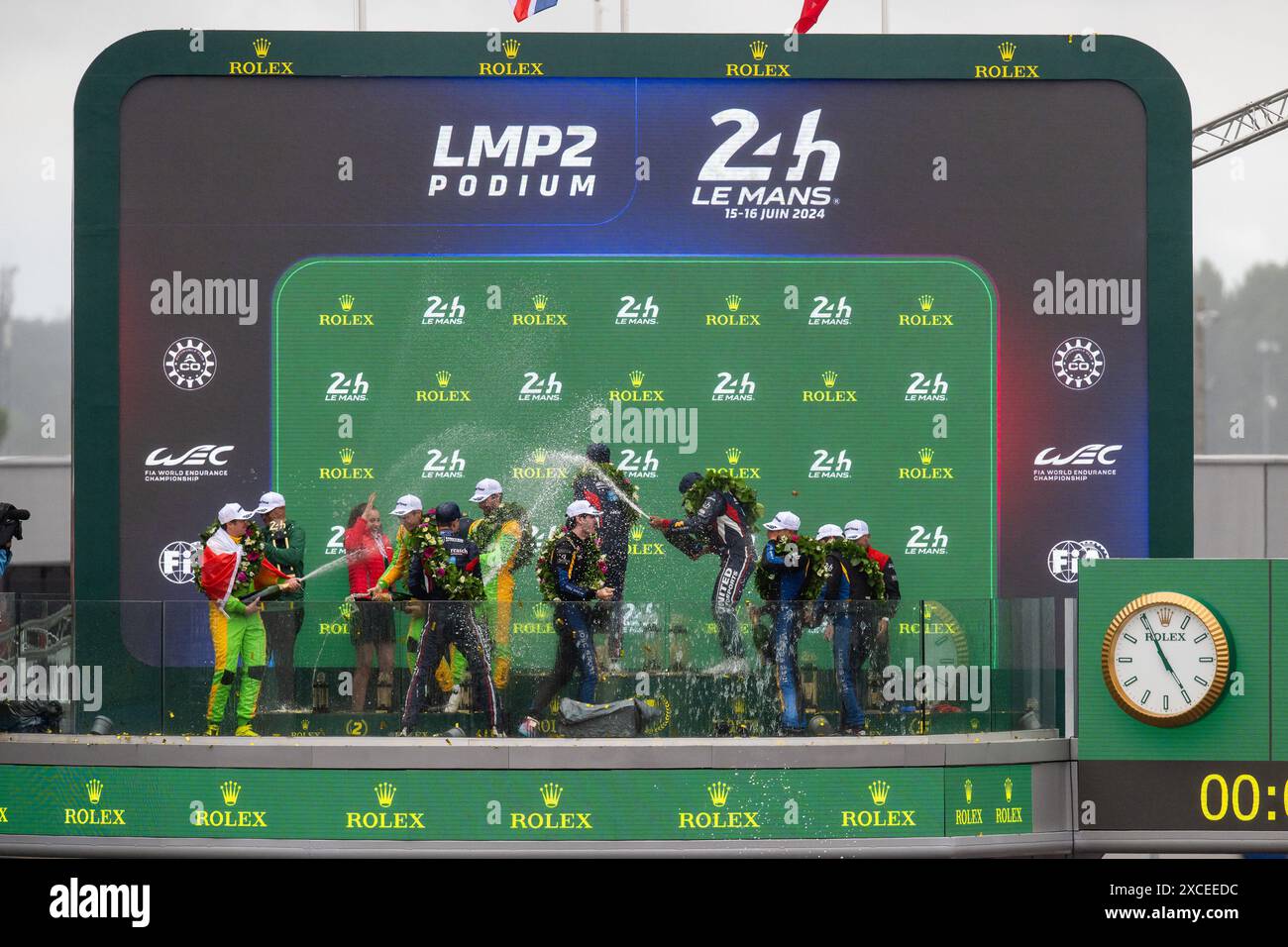 LMP2 Podium during the podium of the 2024 24 Hours of Le Mans, 4th ...