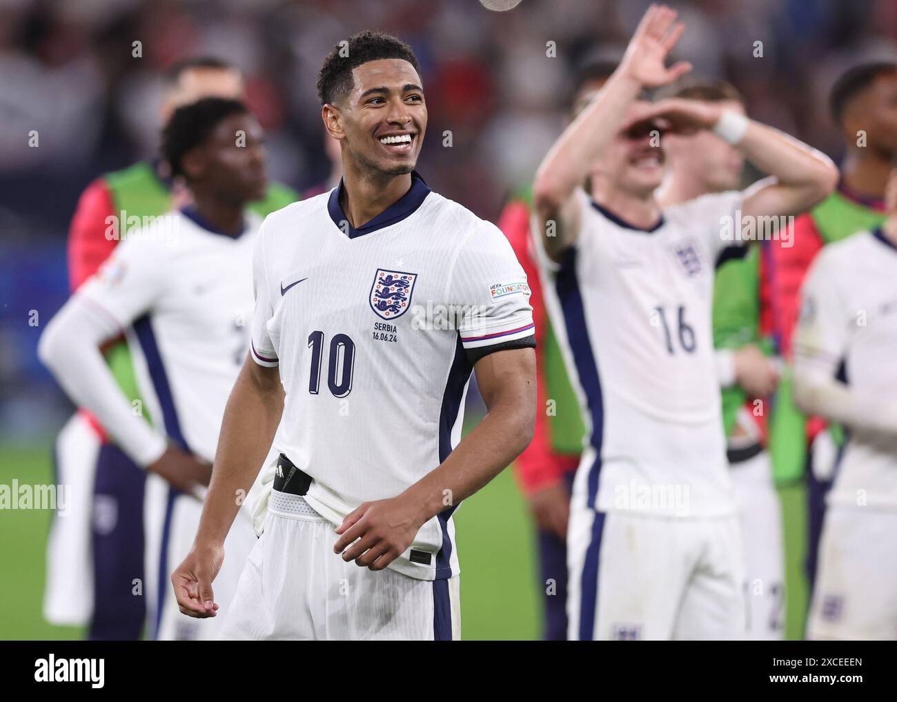 Jude bellingham england celebrates 2024 hi-res stock photography and ...