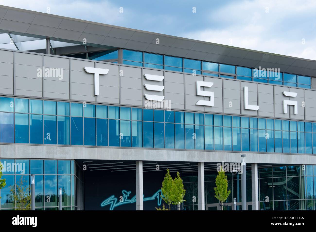 Gigafactory Berlin-Brandenburg Tesla, Automotive industry manufacturing ...