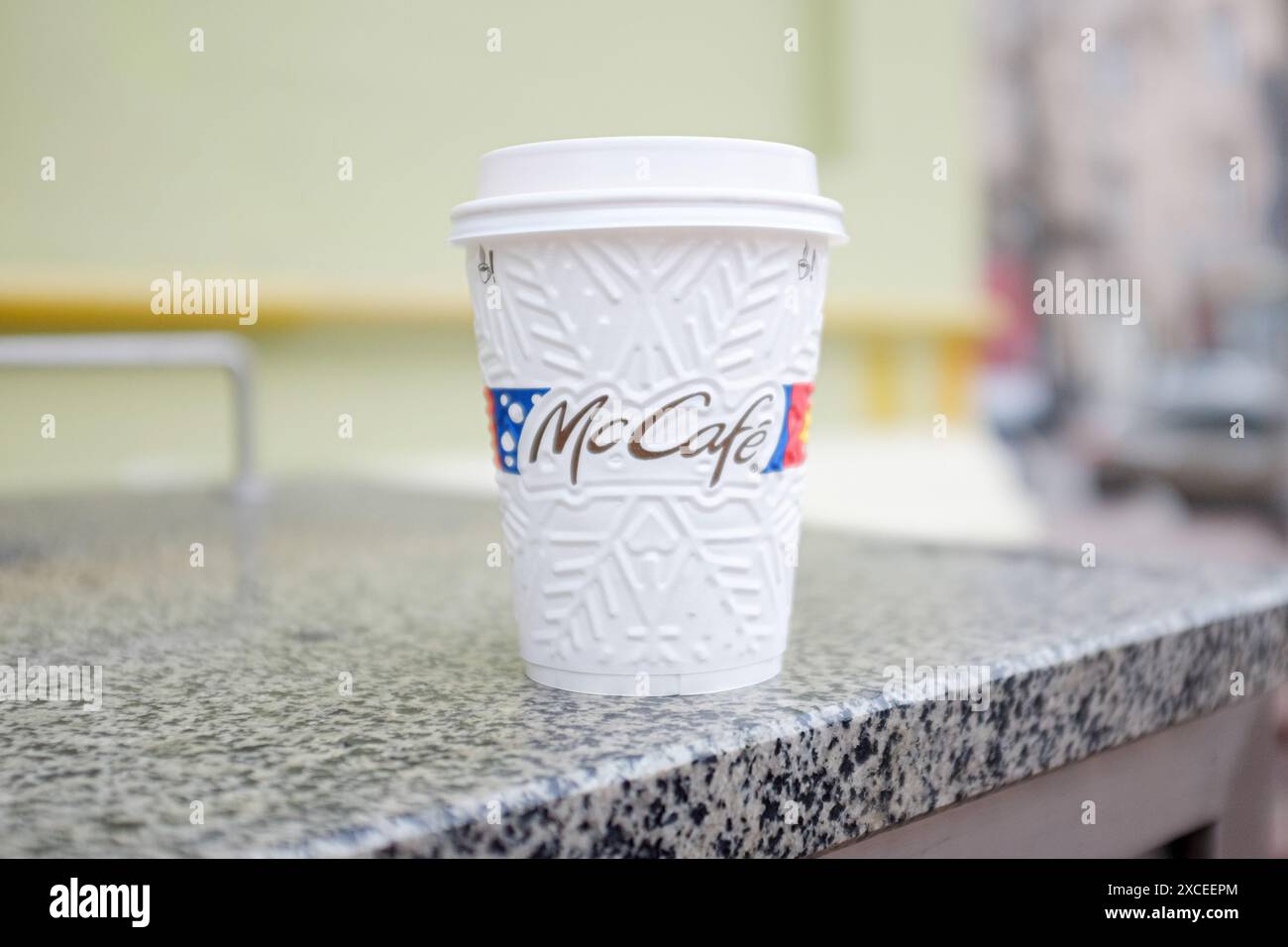 Hot coffee mcdonald hi-res stock photography and images - Alamy