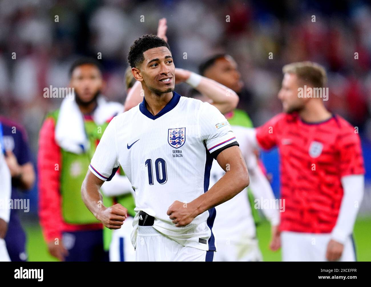 England's Jude Bellingham at the end of the UEFA Euro 2024 Group C ...