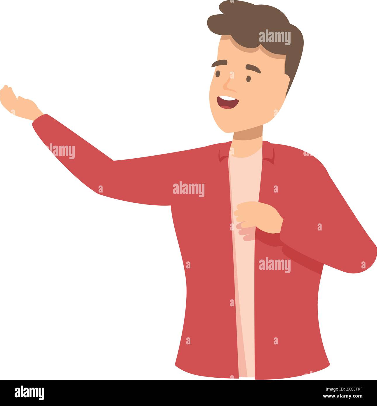 Lively speaker Stock Vector Images - Alamy