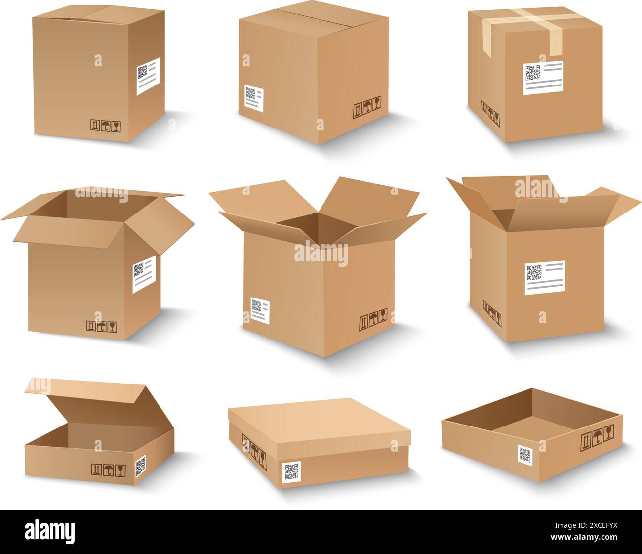 Top view opened container Stock Vector Images - Alamy