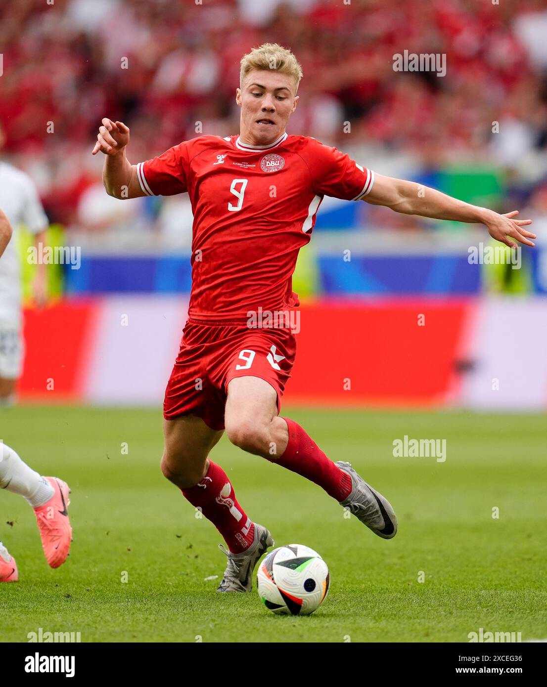 Denmark's Rasmus Hojlund during the UEFA Euro 2024 Group C match at the ...
