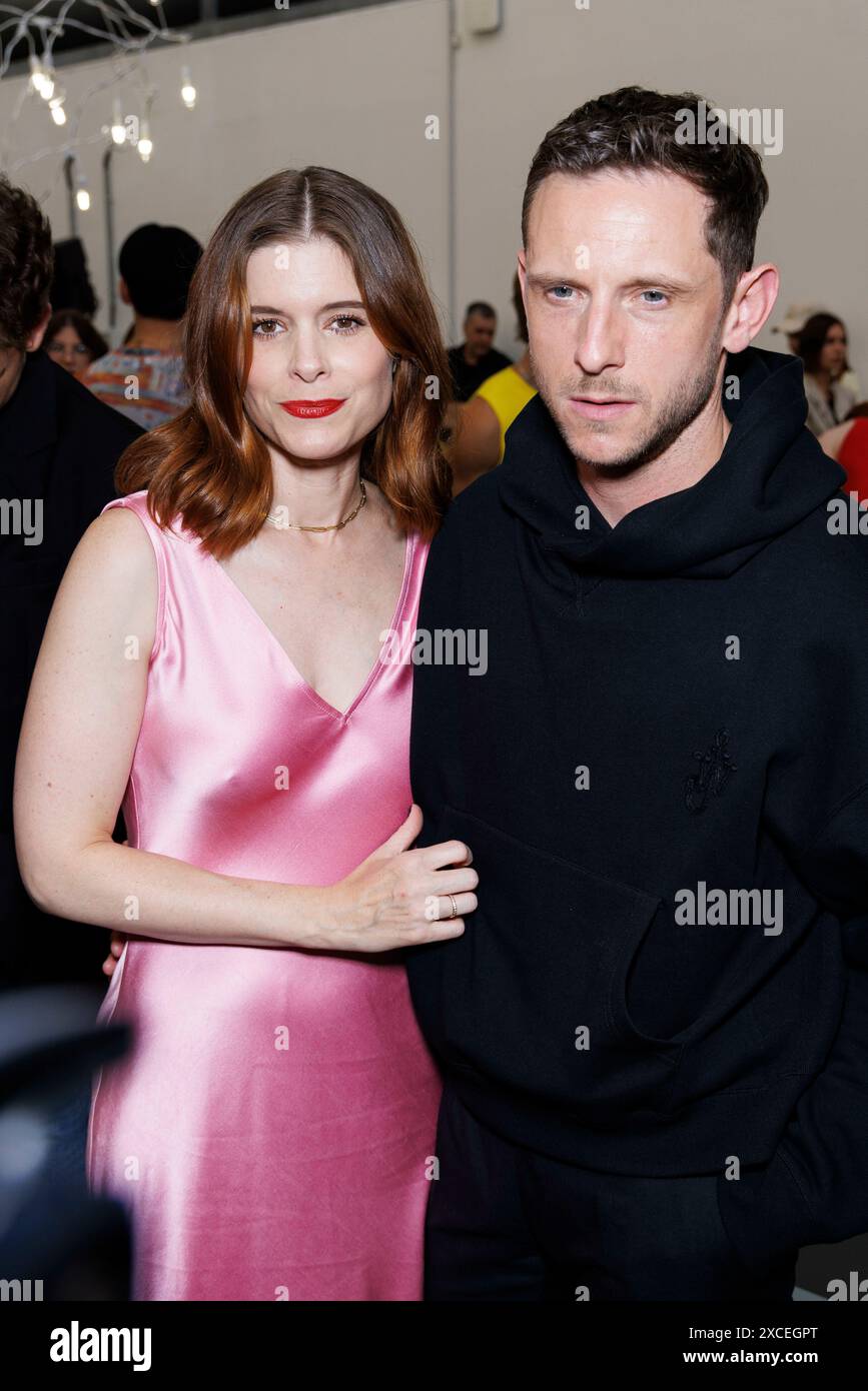 Milan, Italien. 16th June, 2024. Jamie Bell and Kate Mara attend JW ...