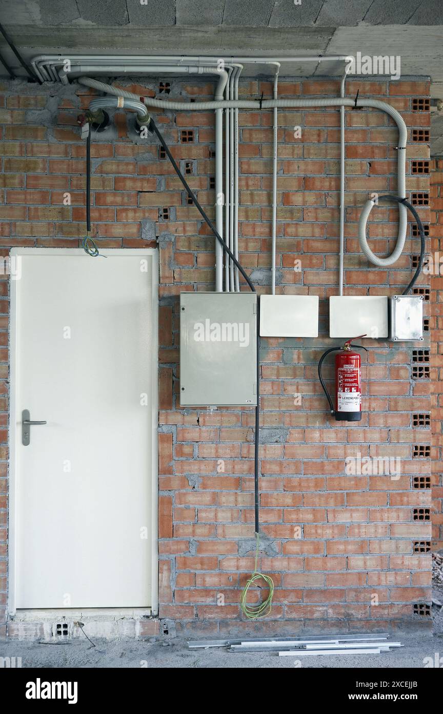 Water, electricity, communications and fire prevention installations ...