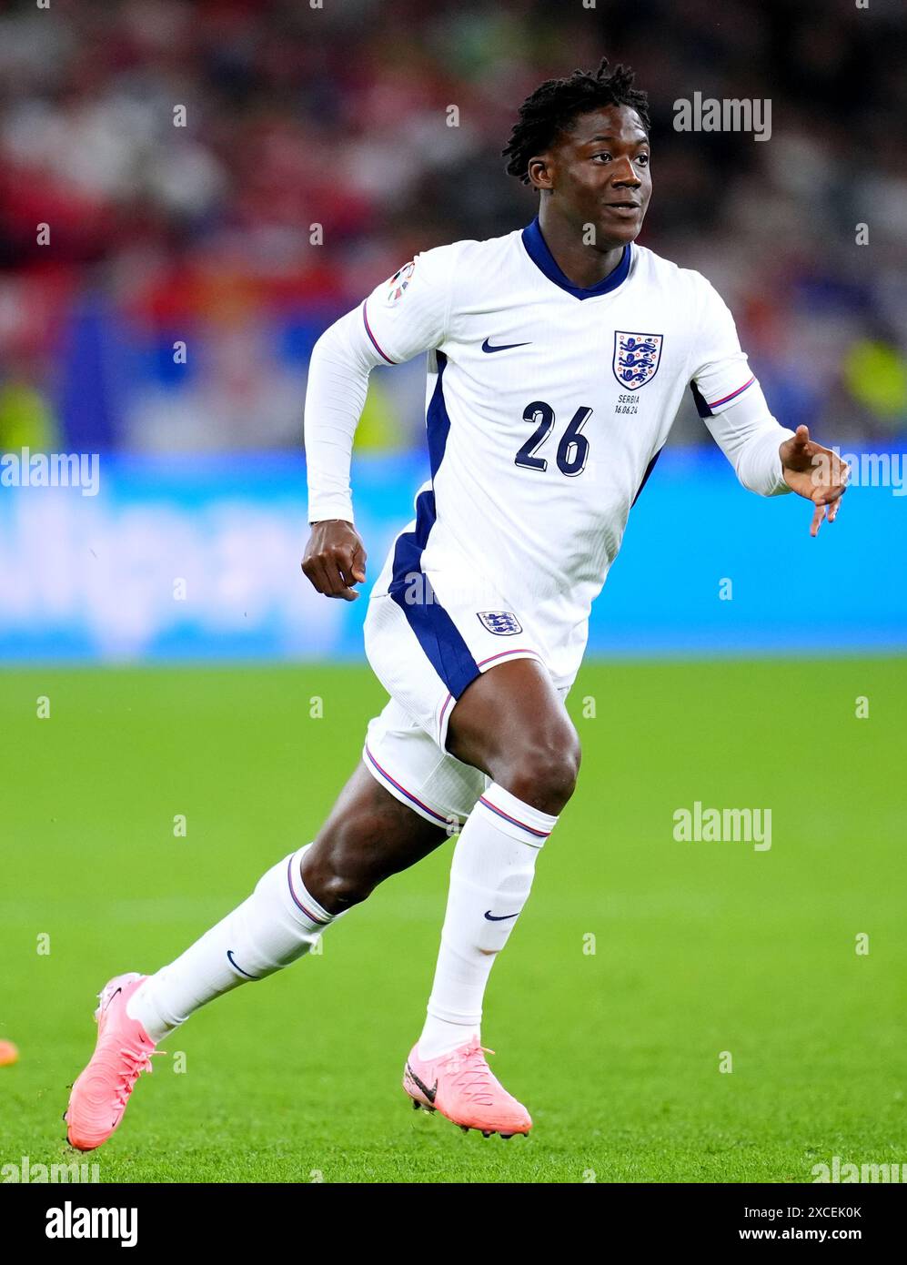 England's Kobbie Mainoo during the UEFA Euro 2024 Group C match at the ...