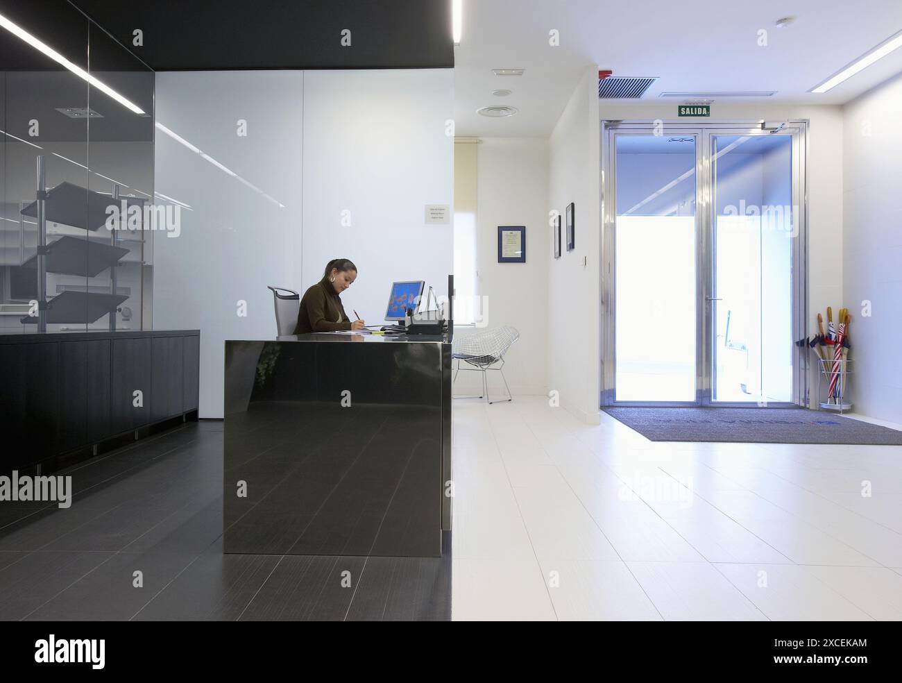 Reception. Office building Stock Photo - Alamy