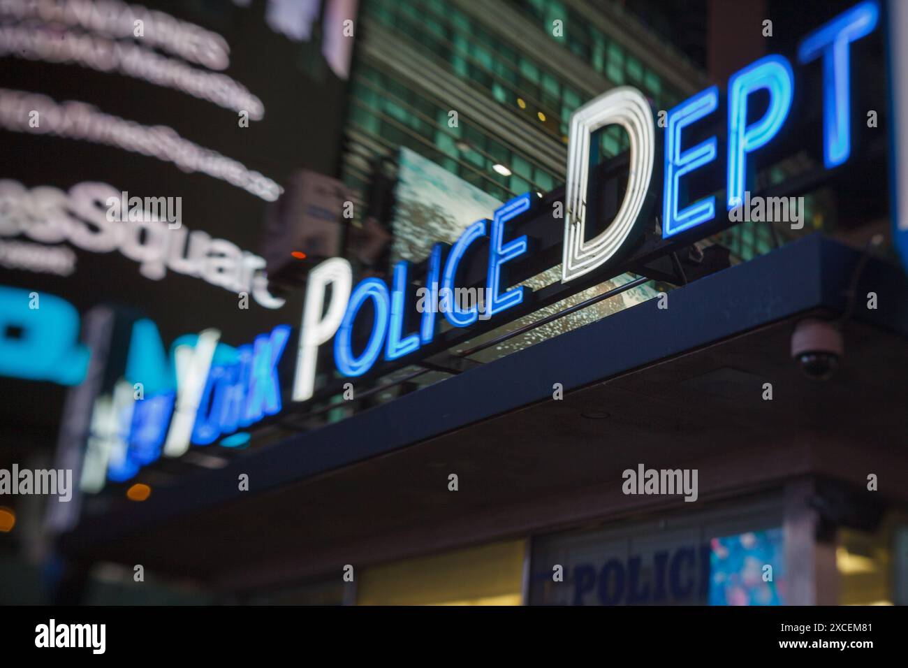 NYPD Times Square station Manhattan New York City Stock Photo - Alamy