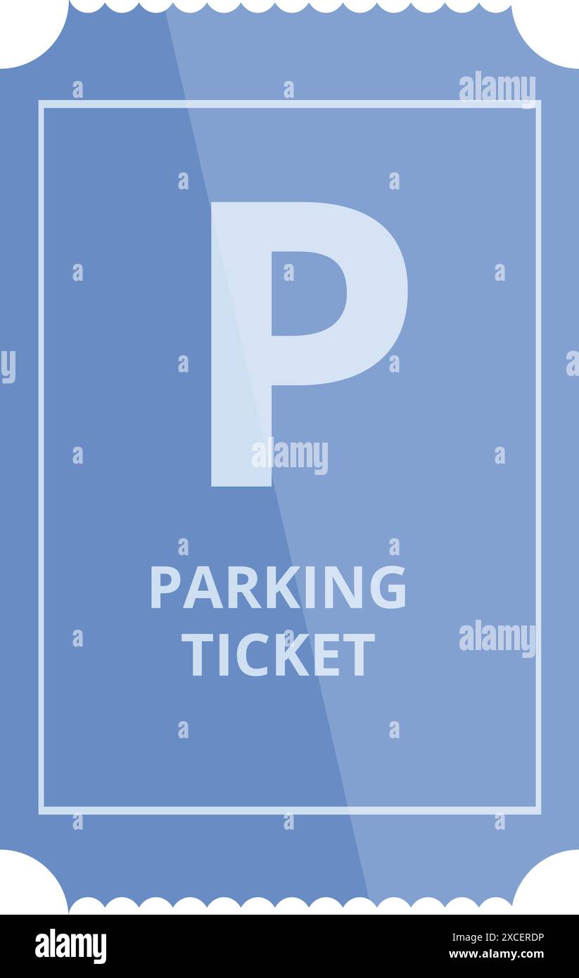 Parking charge notice Stock Vector Images - Alamy