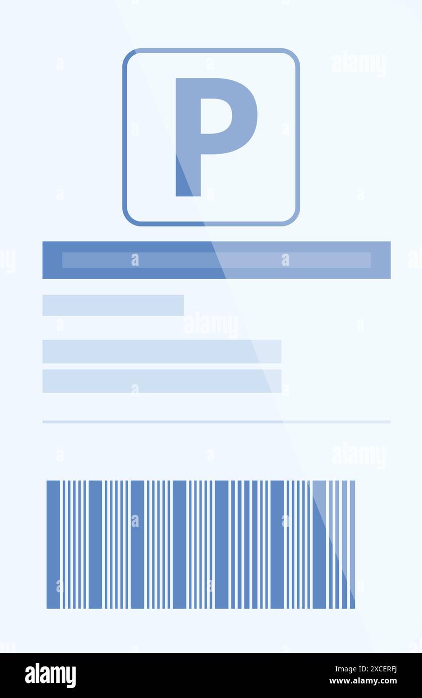 Car parking penalty notice ticket Stock Vector Images - Alamy