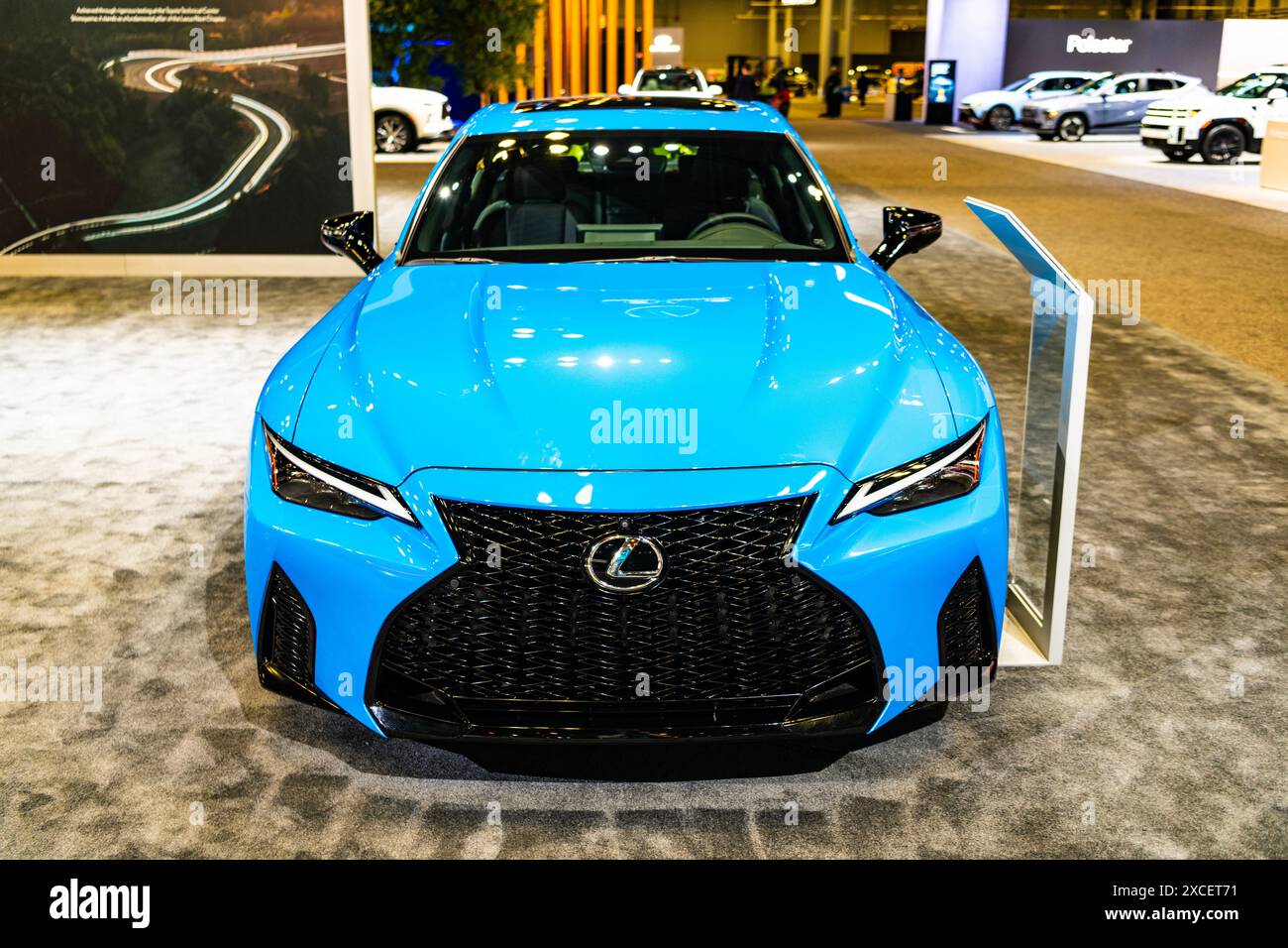 New York City, USA - March 27, 2024: 2024 Lexus IS 500 F SPORT ...