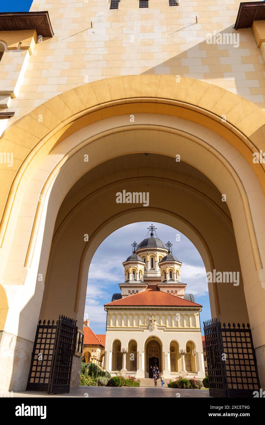 Europe, Romania, Alba Iulia.St. Michael's Cathedral, Roman Catholic ...