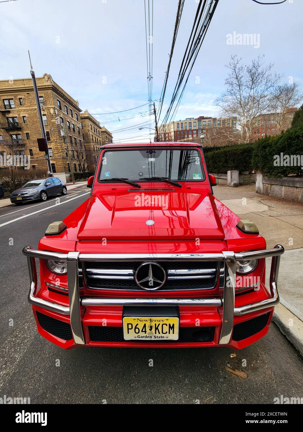 New York City, USA - February 10, 2024: 2013 Mercedes Benz G63 AMG V8 ...