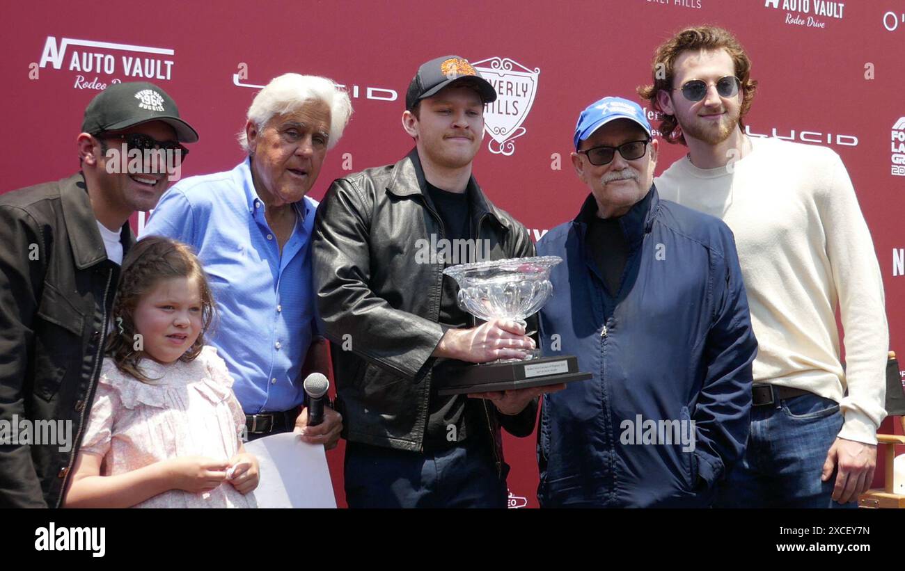 Beverly Hills, California, USA 16th June 2024 Comedian Jay Leno and Ted ...