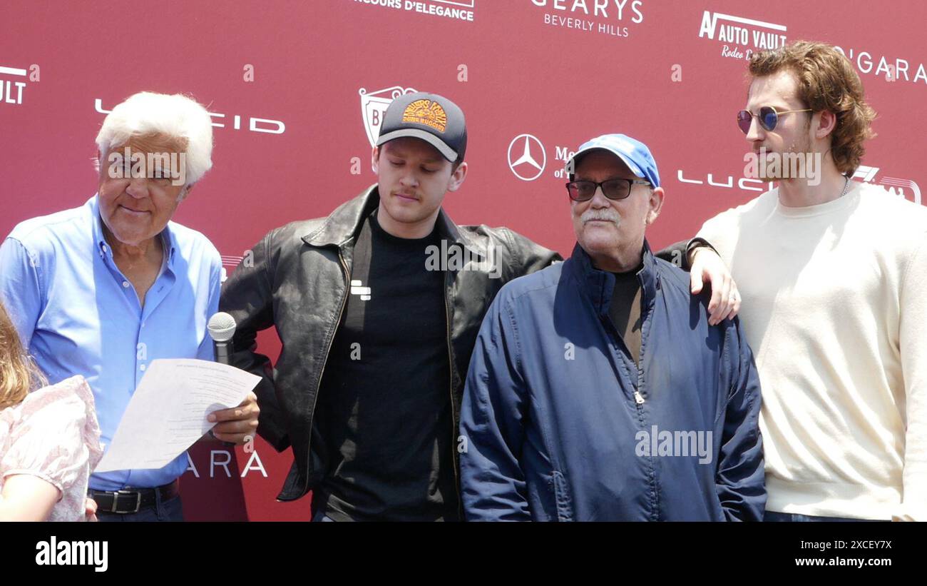 Beverly Hills, California, USA 16th June 2024 Comedian Jay Leno and Ted ...
