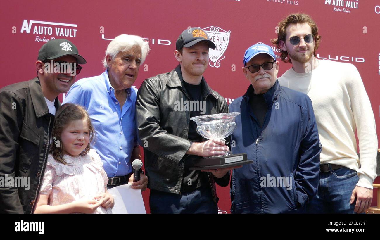 Beverly Hills, California, USA 16th June 2024 Comedian Jay Leno and Ted ...