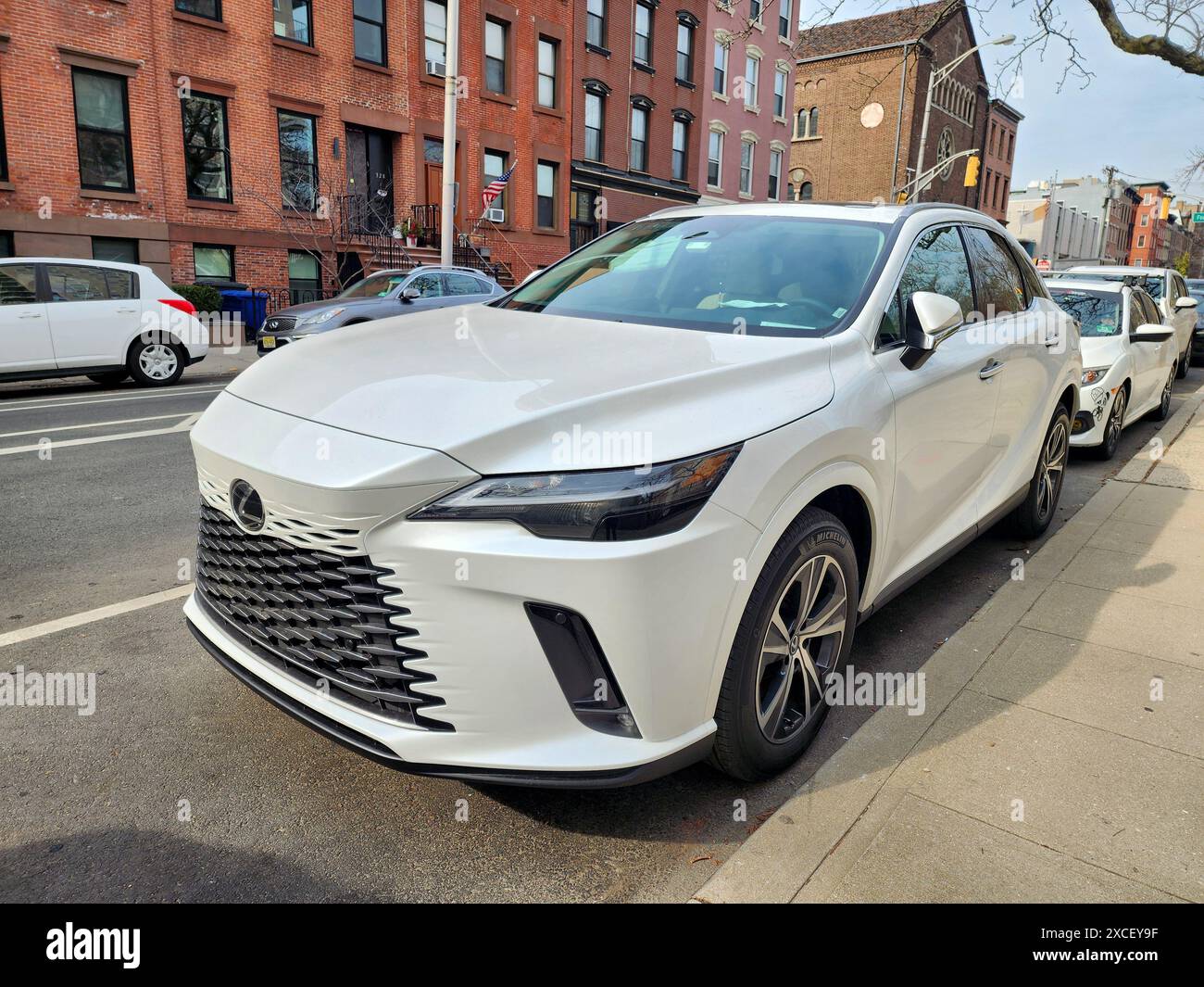 New York City, USA - February 27, 2024: 2024 Lexus RX 350 luxury car ...