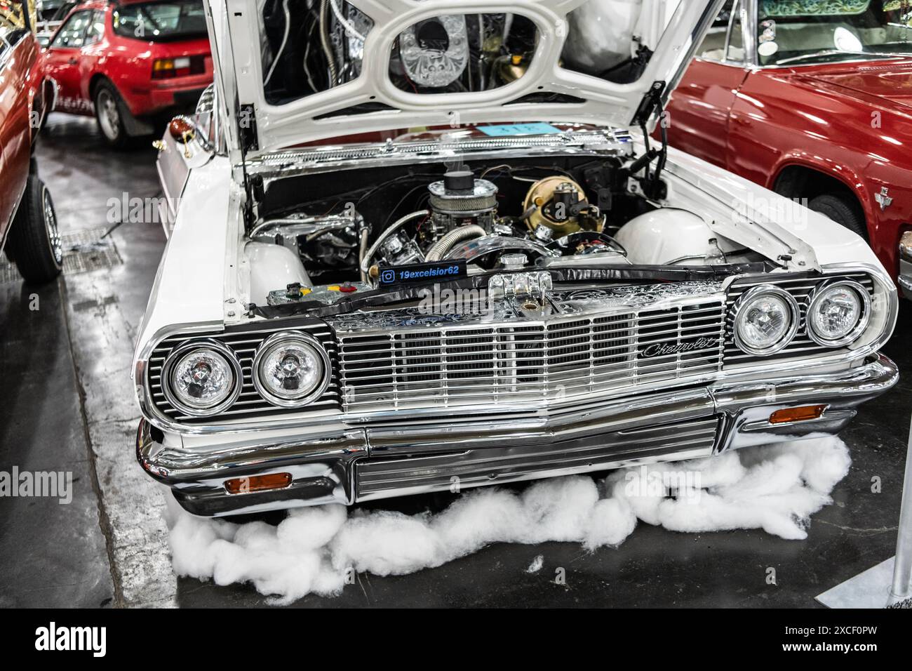 New York City, USA - March 27, 2024: Chevrolet 1964 Chevy Impala SS car ...