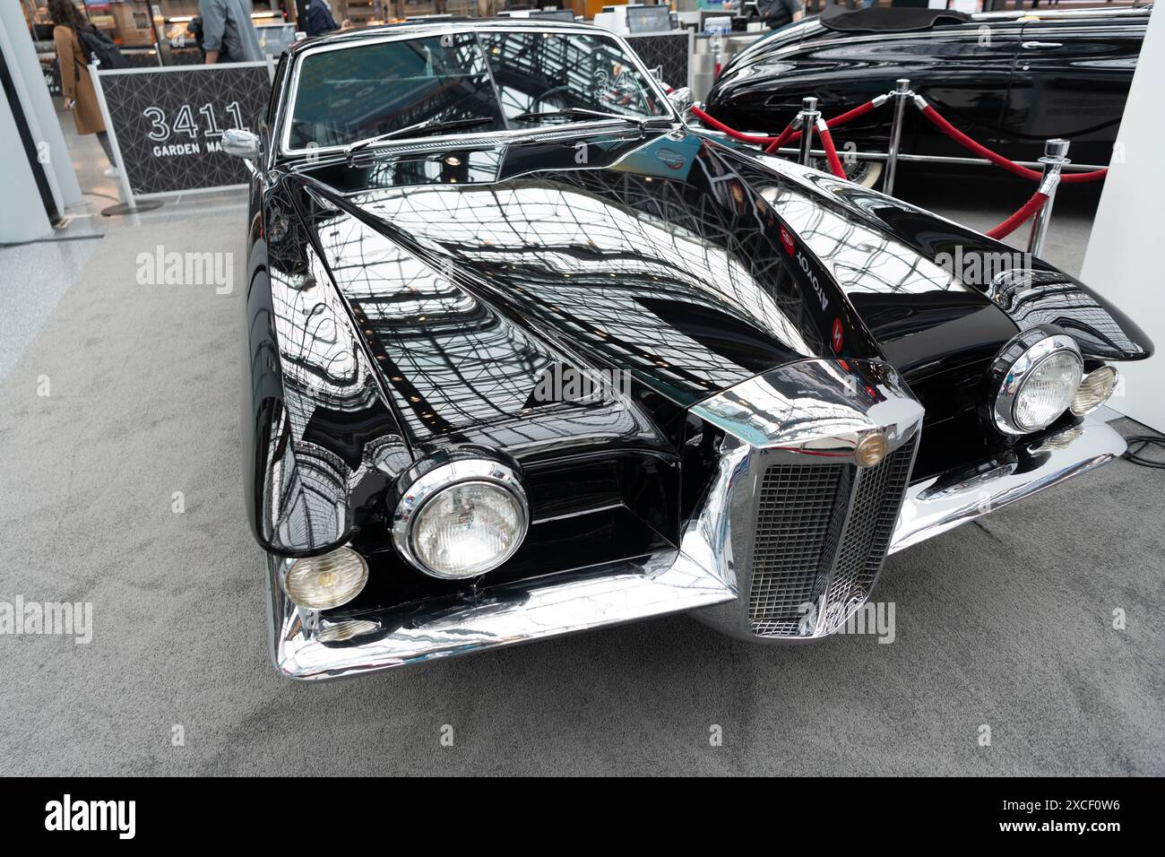 New York City, USA - March 27, 2024: 1971 Stutz Blackhawk retro car at ...