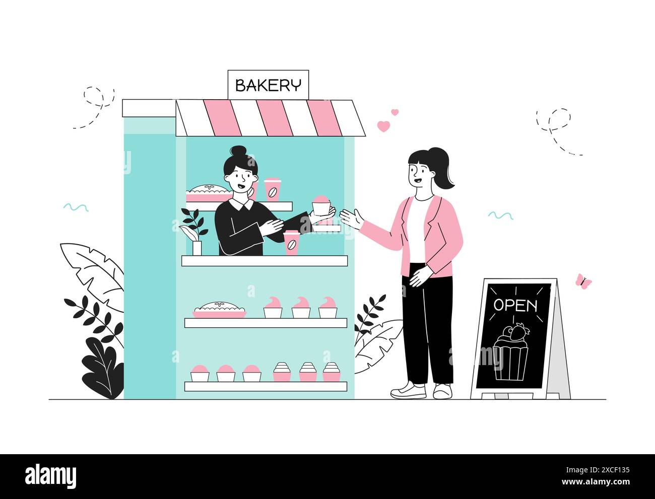 Open street store in Cut Out Stock Images & Pictures - Alamy