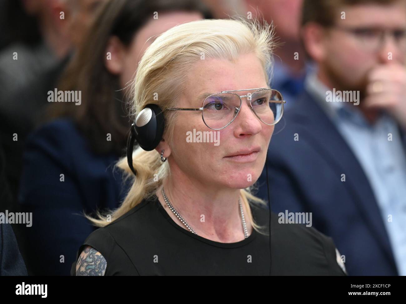 Sanitäterin Julia Pajewska, Deckname Taira bei der Verleihung des Lew ...
