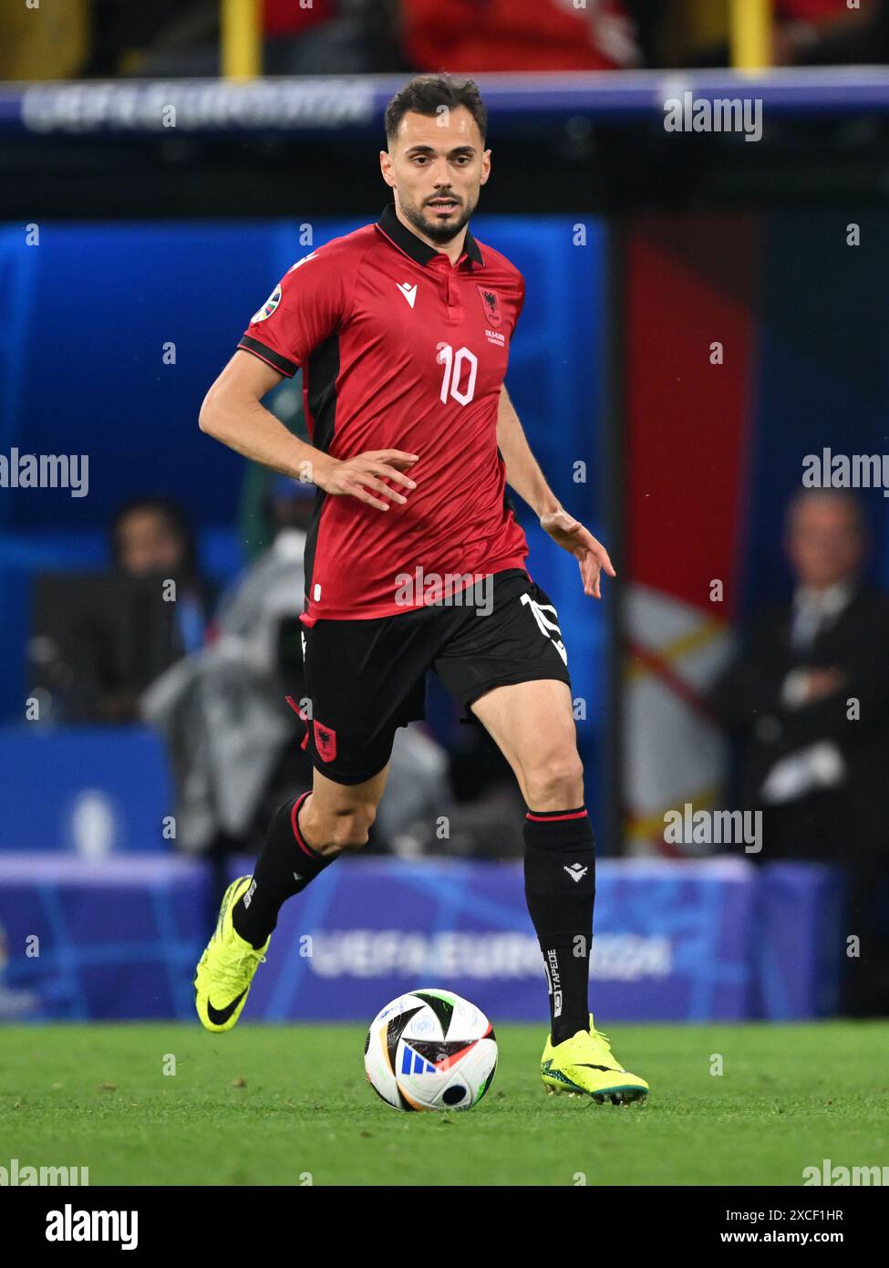 DORTMUND - Nedim Bajrami of Albania during the UEFA EURO 2024 group B ...