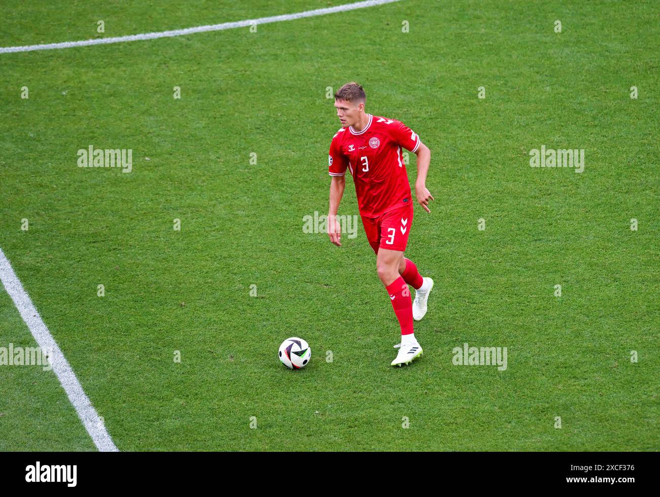 Jannik Vestergaard Denmark in Aktion, UEFA EURO 2024 - Group C ...