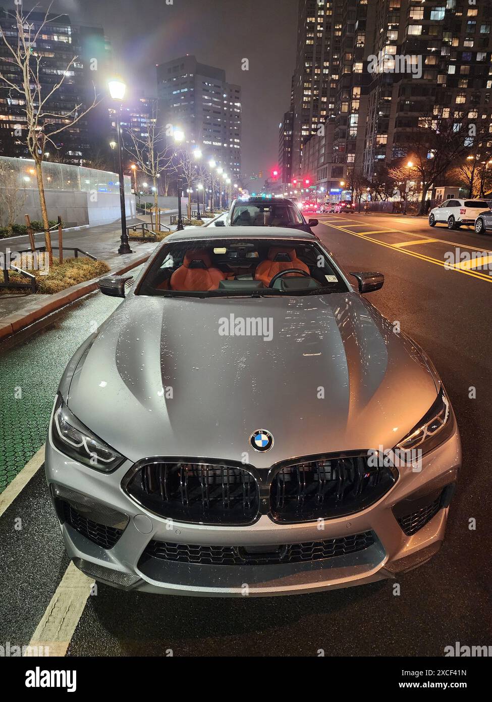 New York City, USA - March 05, 2024: 2023 BMW M8 Competition ...