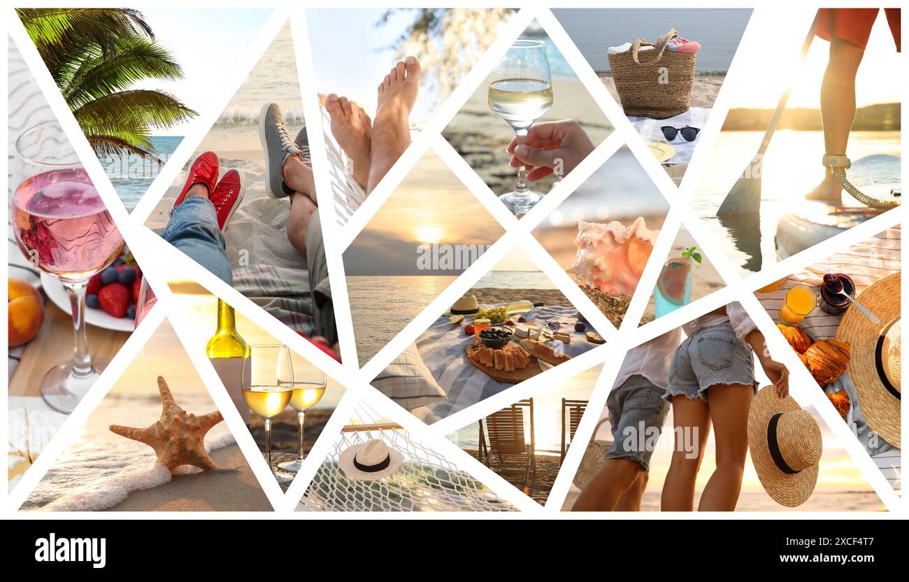 Summer holiday horizontal Cut Out Stock Images & Pictures - Alamy