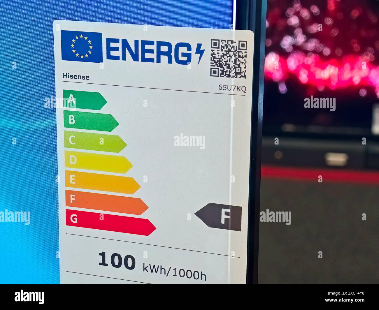 Power consumption labeling hi-res stock photography and images - Alamy