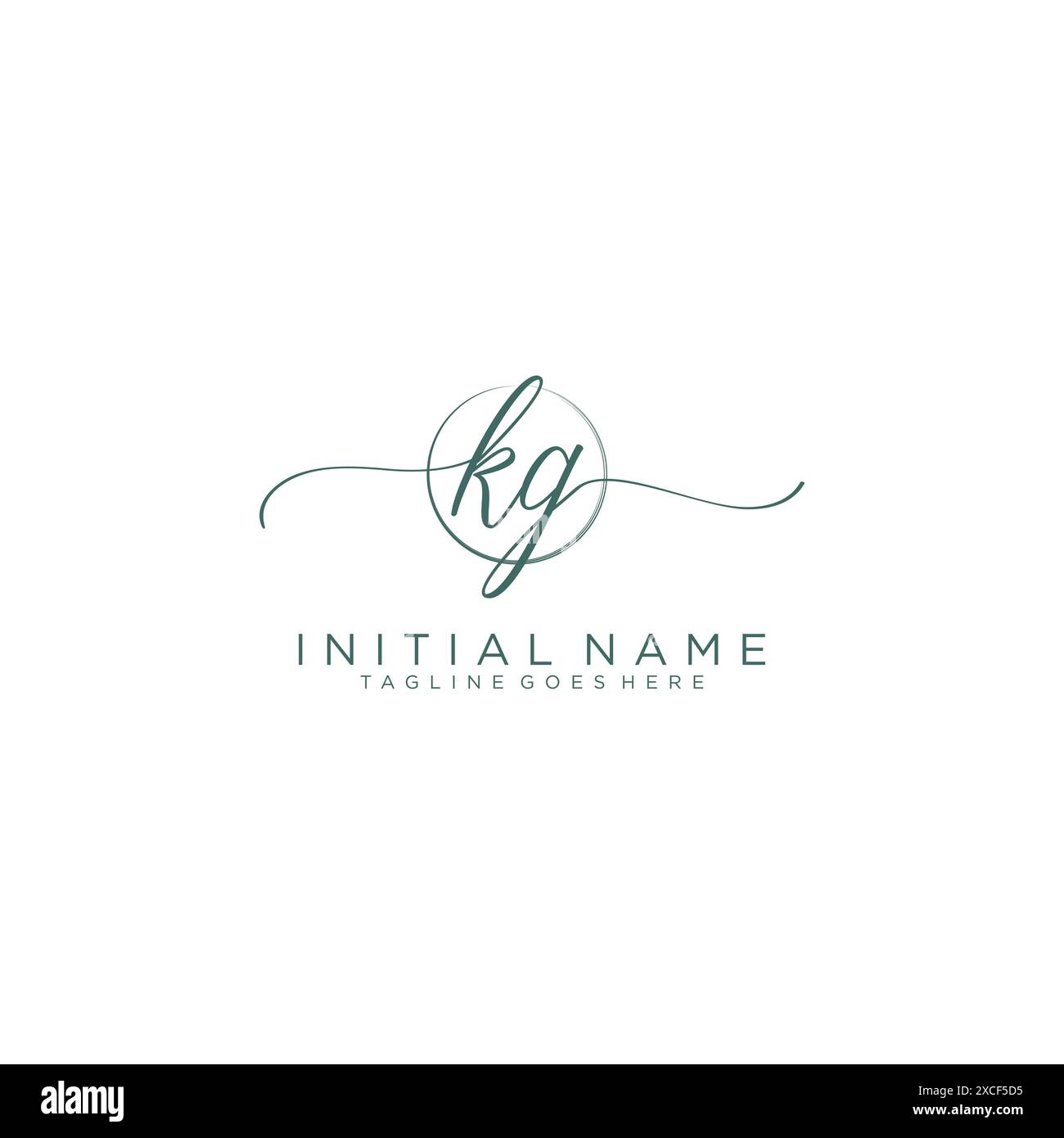 Initial kg logo hi-res stock photography and images - Alamy