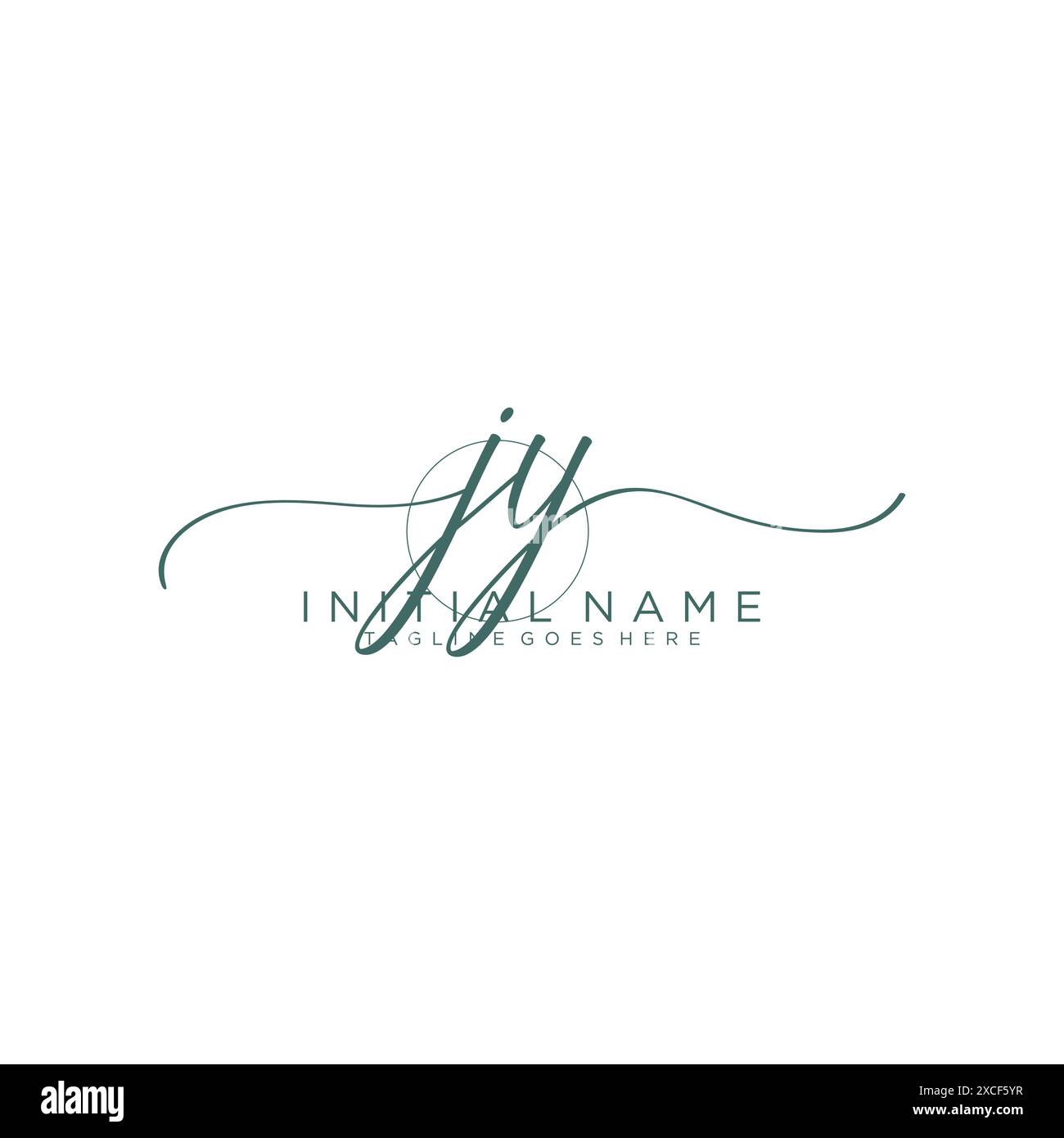 JY Initial handwriting with circle template Stock Vector Image & Art ...