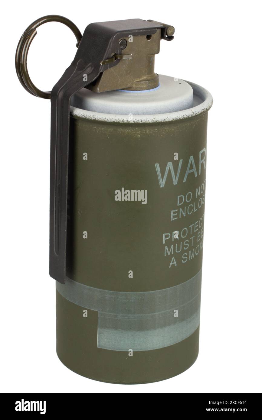 Green tactical smoke grenade hi-res stock photography and images - Alamy