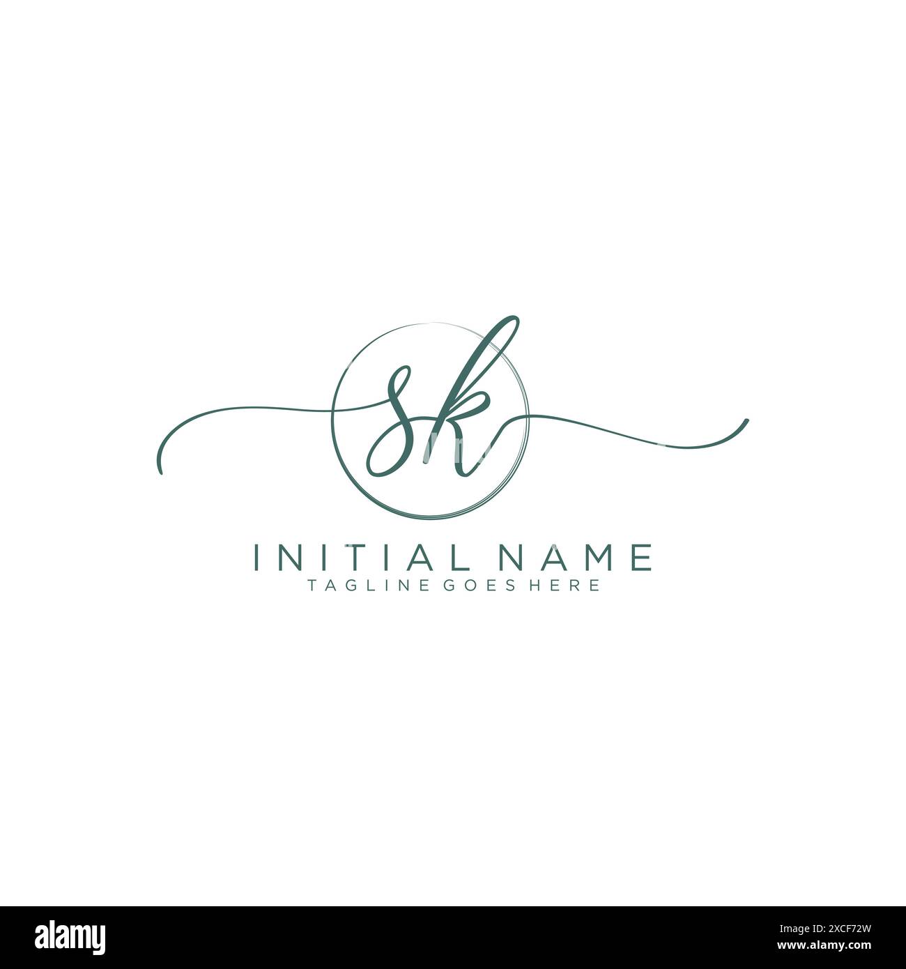 Sk circle logo hi-res stock photography and images - Alamy