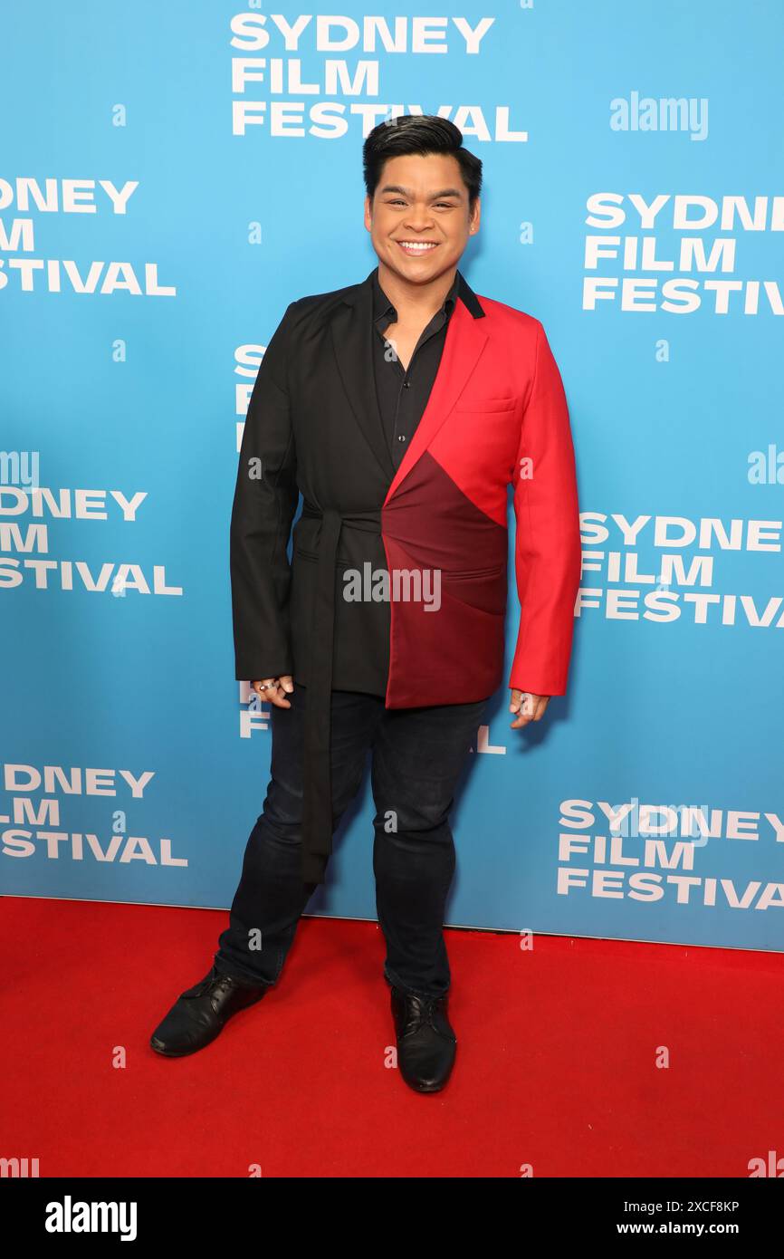 Sydney, Australia. 16th June 2024. Sean Miguel Perez arrives on the red ...