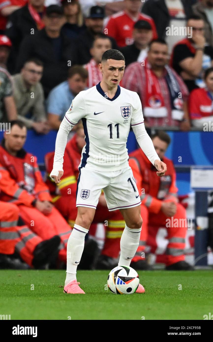 Phil Foden (England) during the UEFA Euro Germany 2024 match between ...