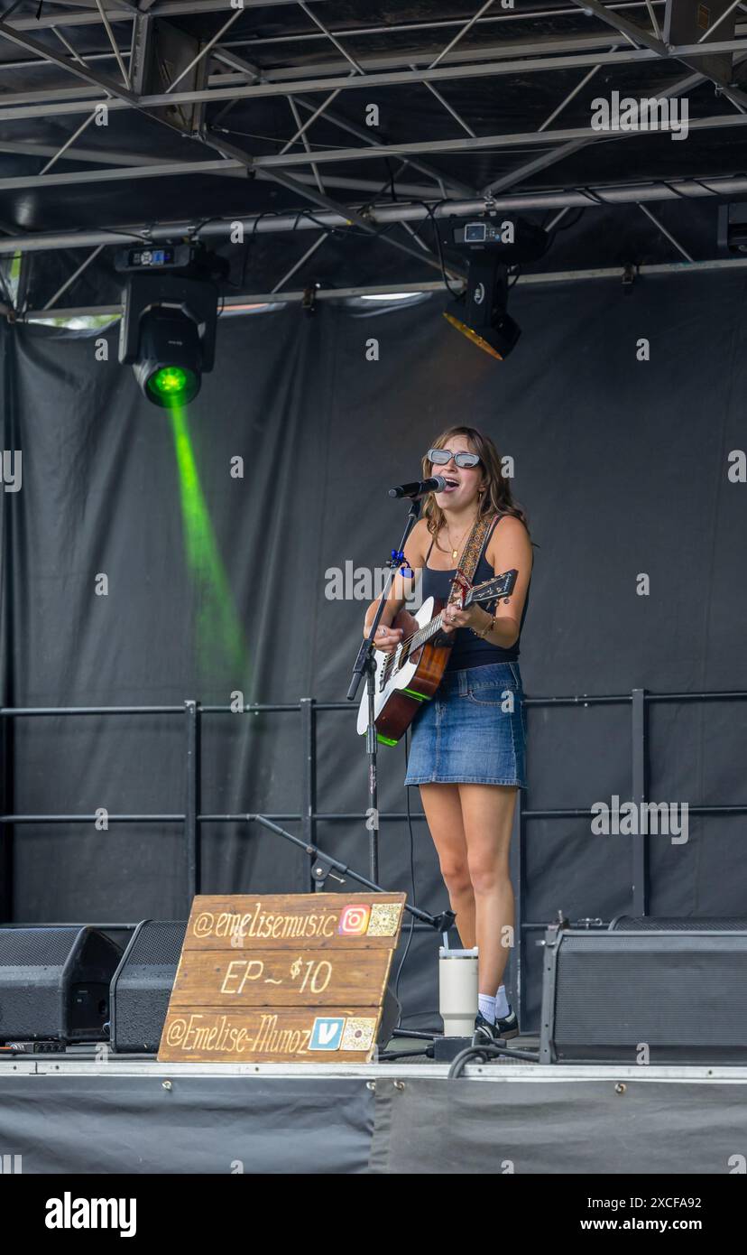 Denver, Colorado - June 2, 2024: Denver Chalk Art Festival in Downtown ...