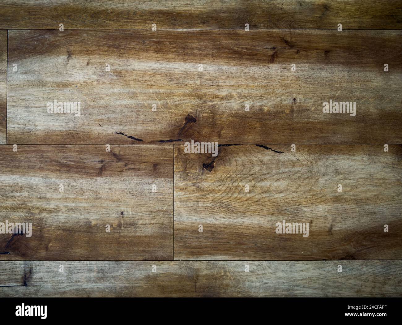 Timber laminate floor boards background texture with natural wood grain ...
