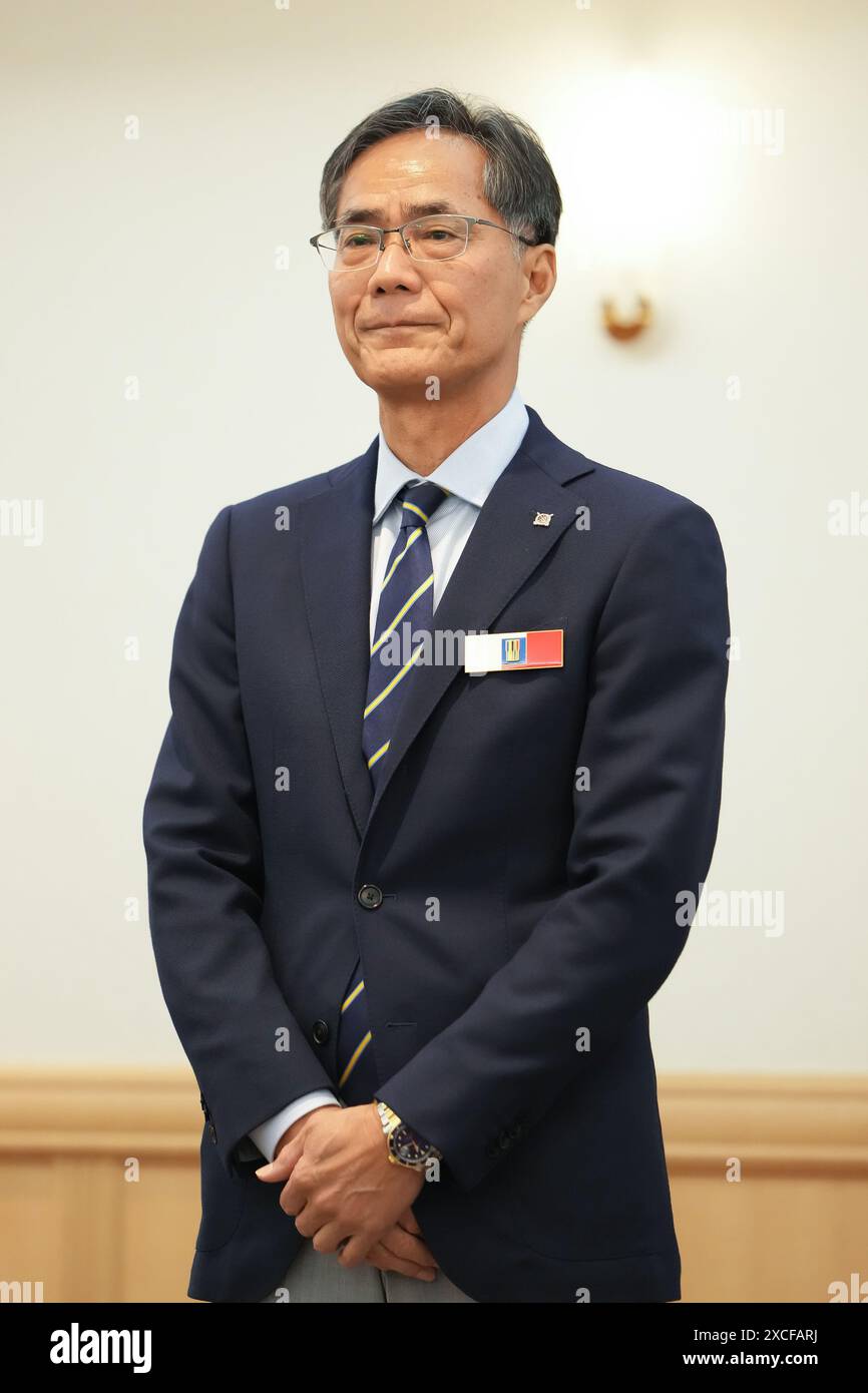 Tokyo, Japan. 15th June, 2024. Koji Kumamoto (Referee) Rowing : Japan ...