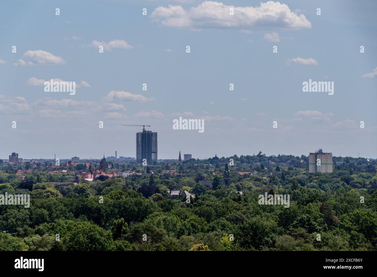 Skyline berlin from panorama hi-res stock photography and images - Alamy