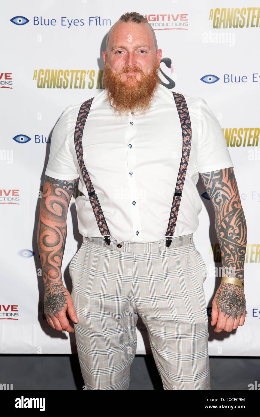 London, UK. 16th June, 2024. Stewart Judd attends the A Gangster's Kiss ...