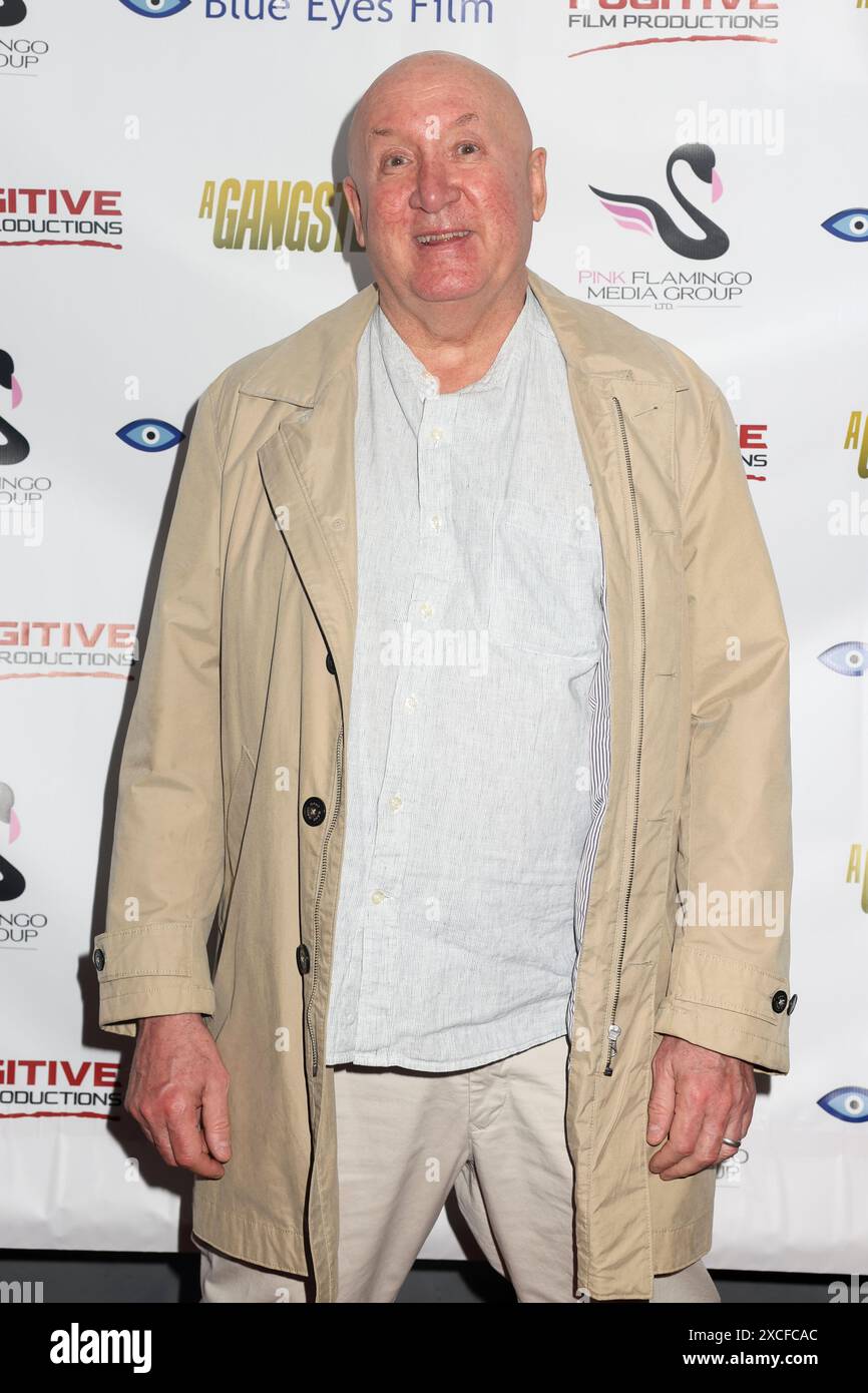 London, UK. 16th June, 2024. Ray Burdis attends the A Gangster's Kiss ...
